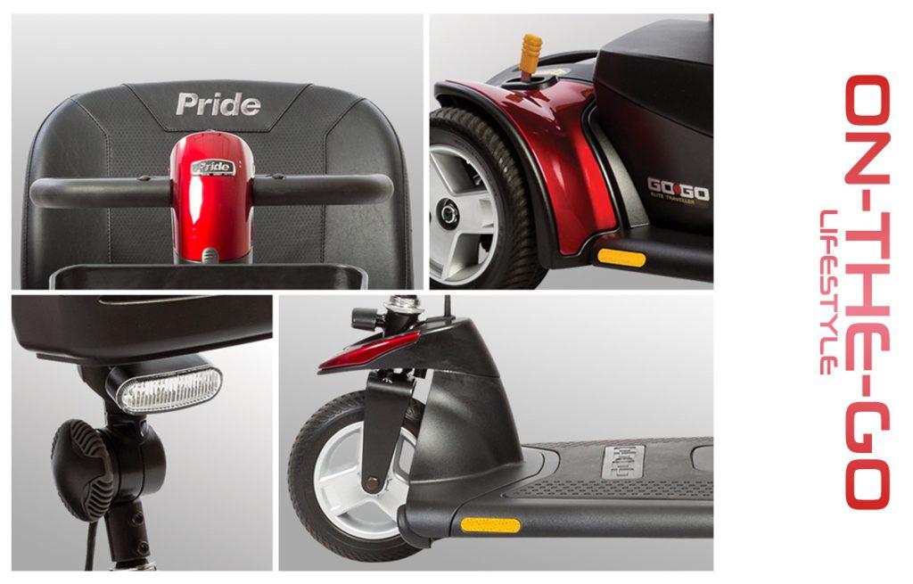 Go Go Elite Traveller Plus - 3 Wheel SC53 - Pride Mobility Scooter
