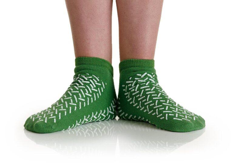 Patient Sock Slippers - Slip-resistant - Med - Coastal Medical Equipment