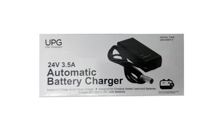 UPG Battery Charger 24v 3.5 Amp XLR - Coastal Medical Equipment